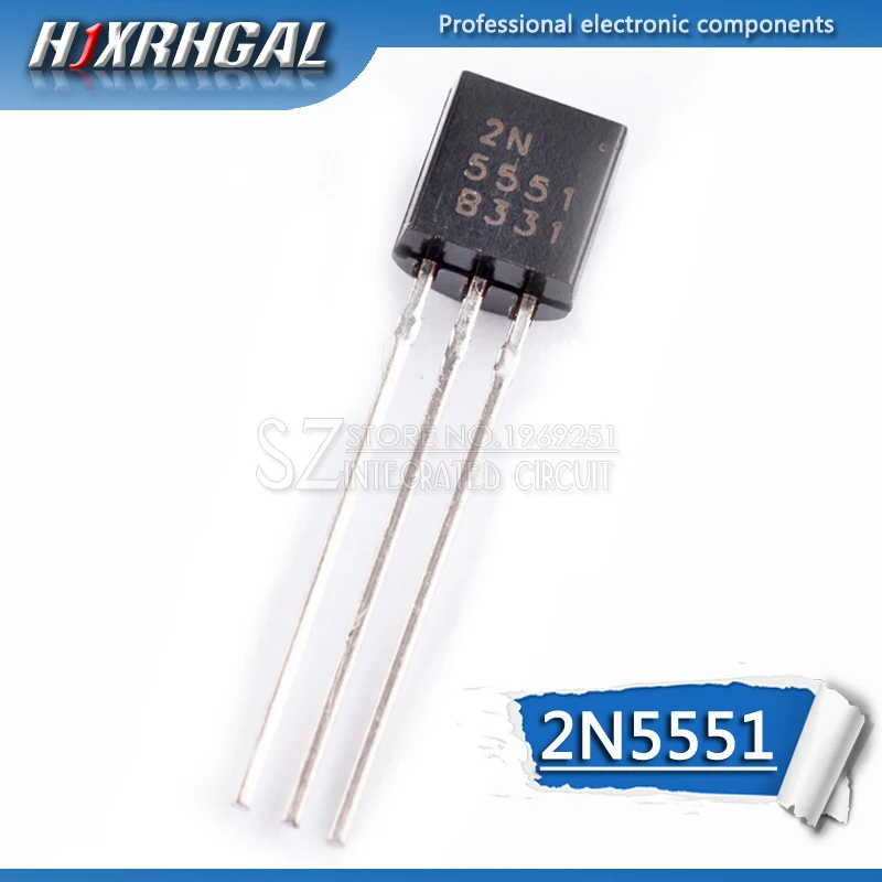 1pcs 2N5551 TO 92 2N5551 TO92 0.6A 160V NPN and Transistor|Integrated ...