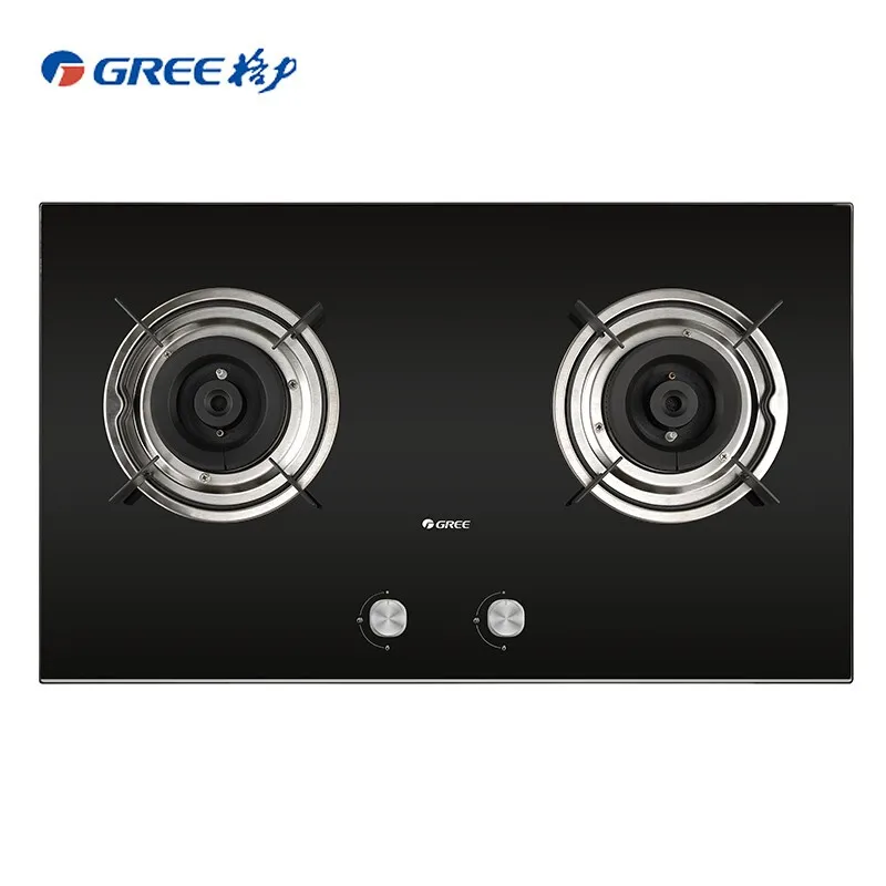 GREE Gas stove embedded large firepower double stove fire (natural gas ...