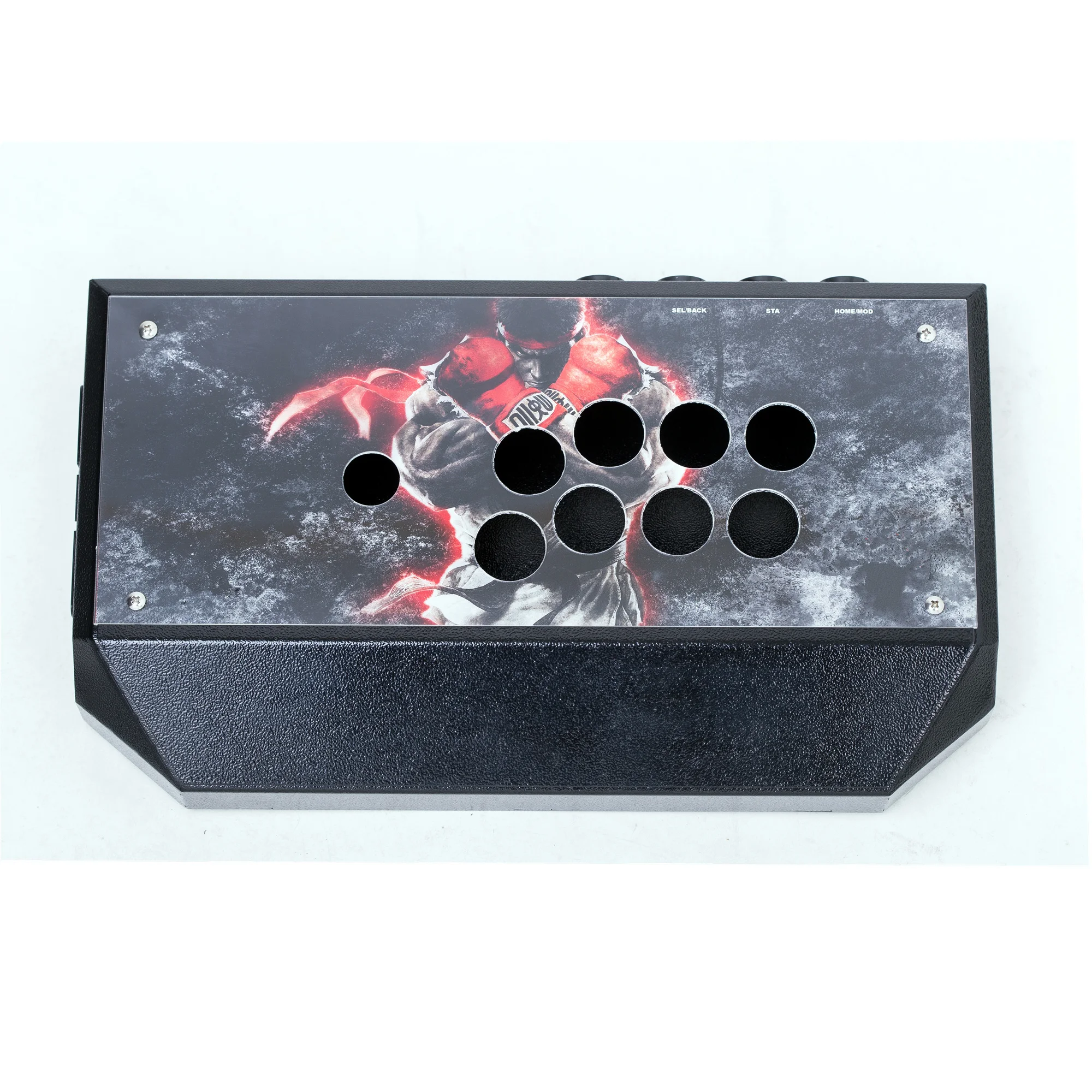 Cdragon-Arcade-Joystick-Clear-Black-Metal-Case-Gamepad-Video-Game ...