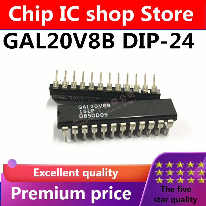 10pcs/lot GAL20V8B 25LP GAL20V8 DIP 24 In Stock GAL20V8B GAL20V8B 25LPN ...