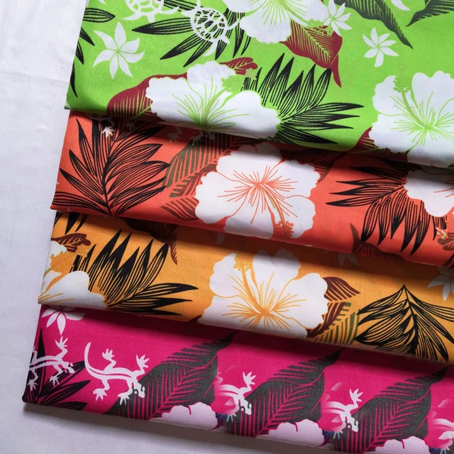 Cheap Hawaiian Print Fabric