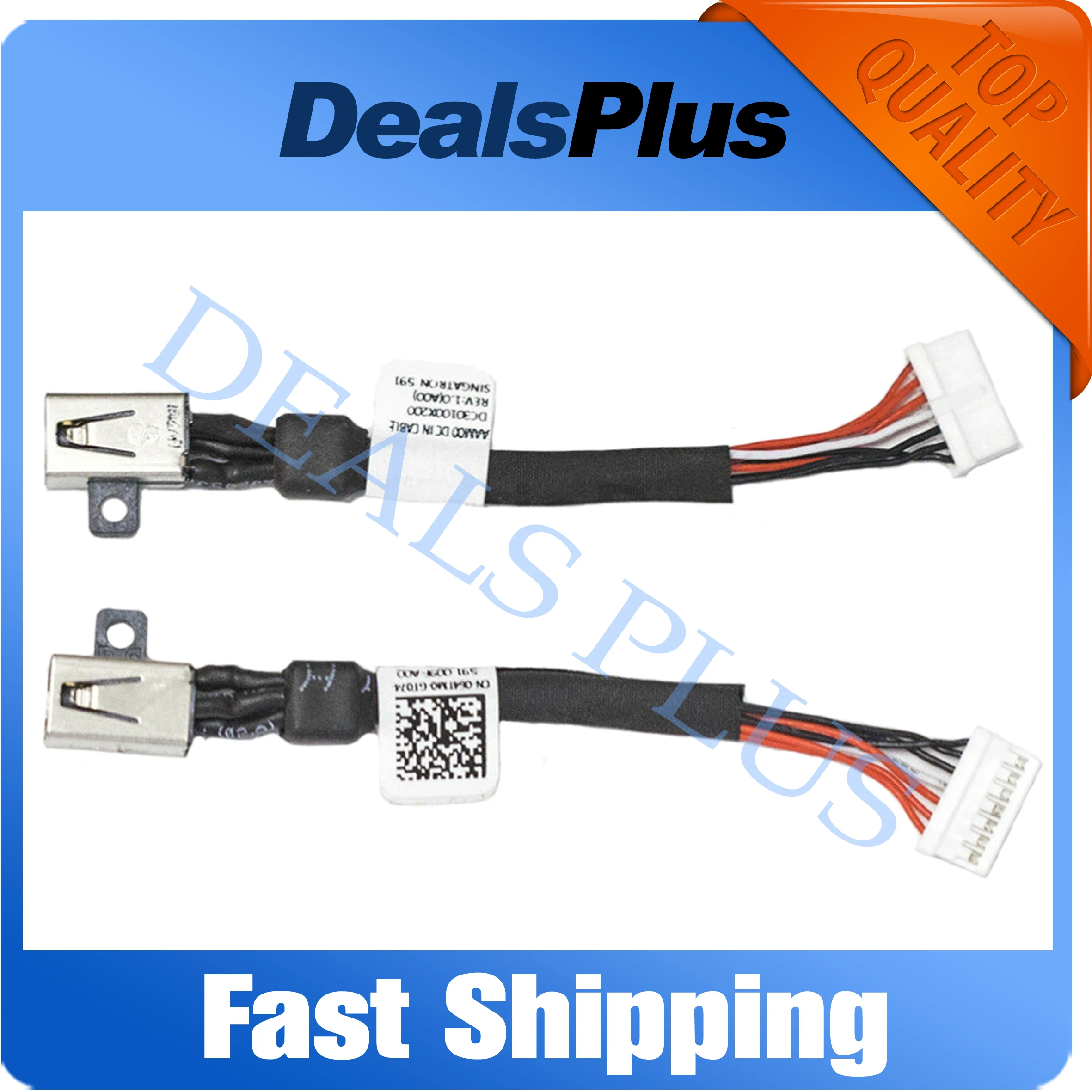 New Dc-in Cable Dc Power Jack Cable For Dell Xps 15 9550 9560 9570 P56f ...