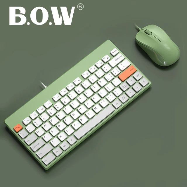B.O.W Mini Keyboard for PC, Small 78 Keys Keyboards Portable Size On ...