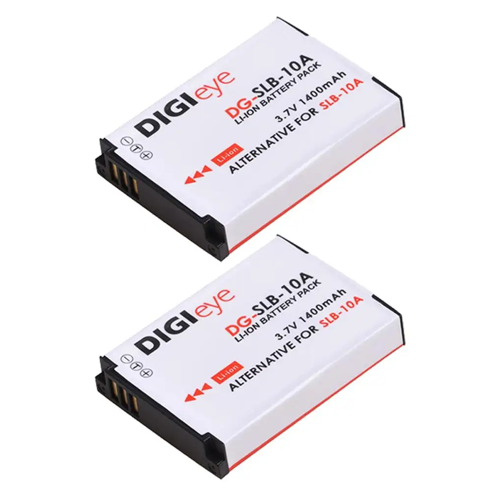 1400mAh SLB-10A SLB 10A Batteries for Samsung EX2F HZ15W SL202 SL420 ...