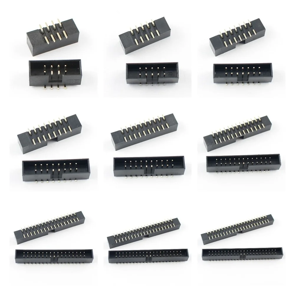 10pcs 2mm 2.0mm Pitch SMT SMD DC3 Male Connector 8P 10 12 14 16 20 26 ...