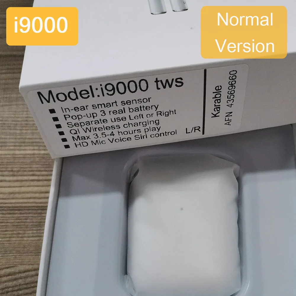 I9000 TWS Смарт Сенсор Беспроводной Bluetooth наушники 8D стерео Бас ...