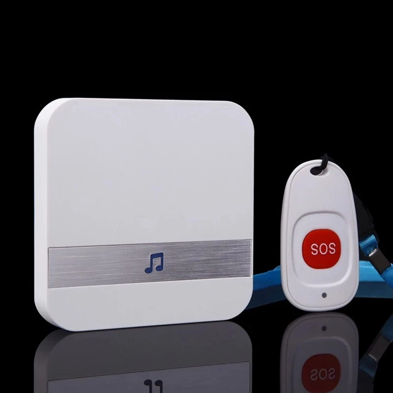 300M-Smart-Home-Wireless-Pager-Doorbell-Old-man-Emergency-Alarm-Calling ...