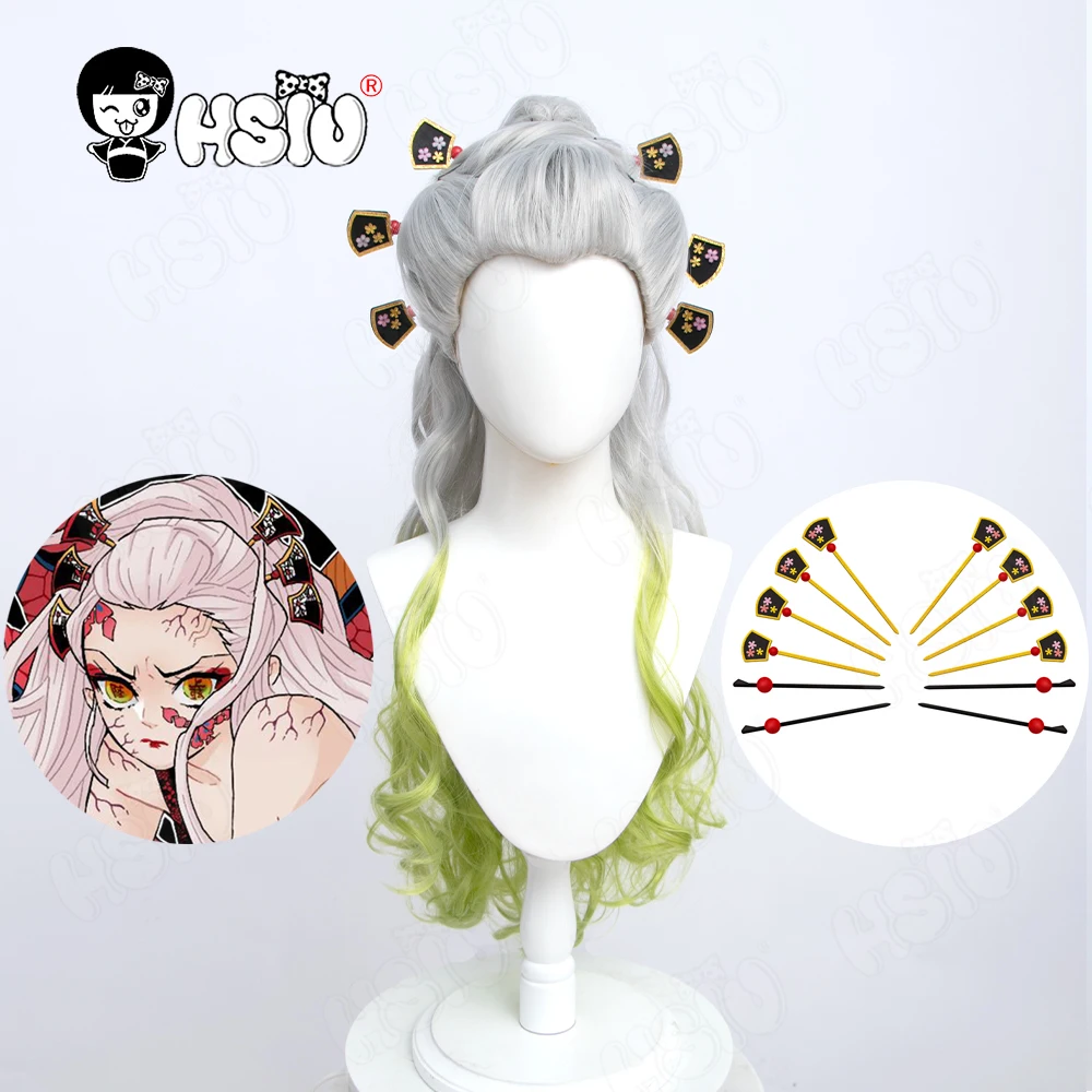 Daki-Cosplay-Wig-Anime-Demon-Slayer-Cosplay-HSIU-Fiber-synthetic-wig ...