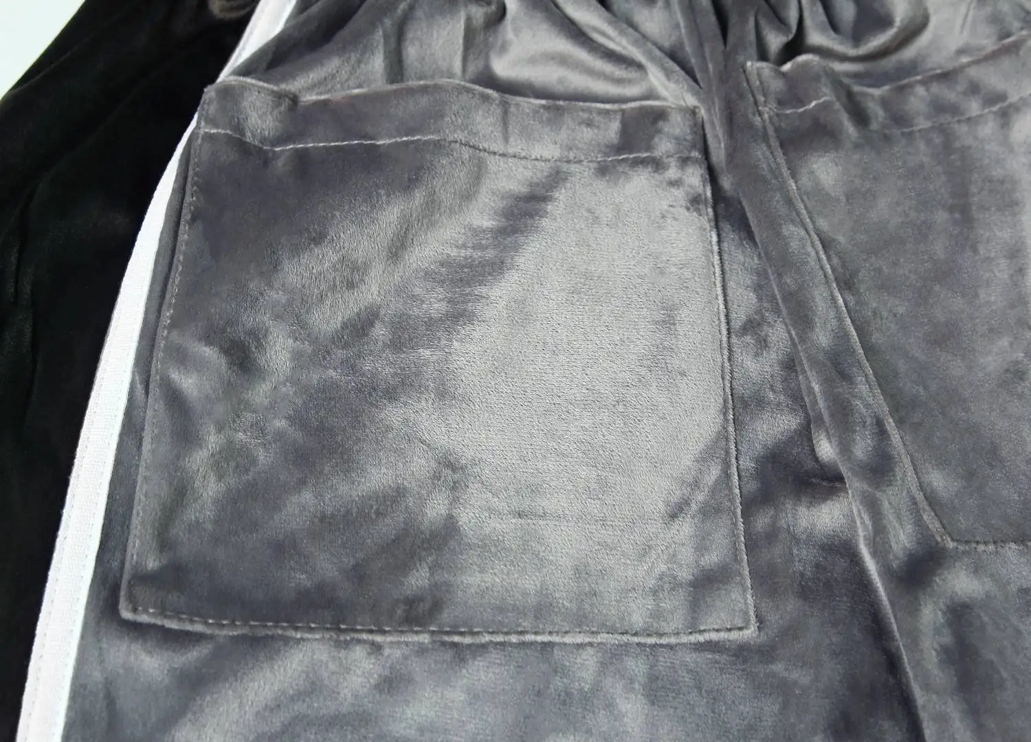 Short,Short de rue brodé en velours doré pour homme, style Hip Hop ...
