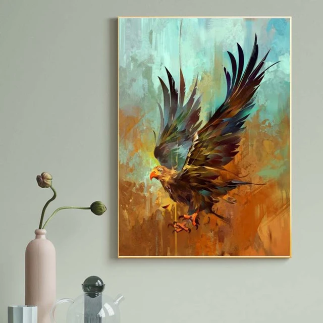 Hawk Painting Abstract