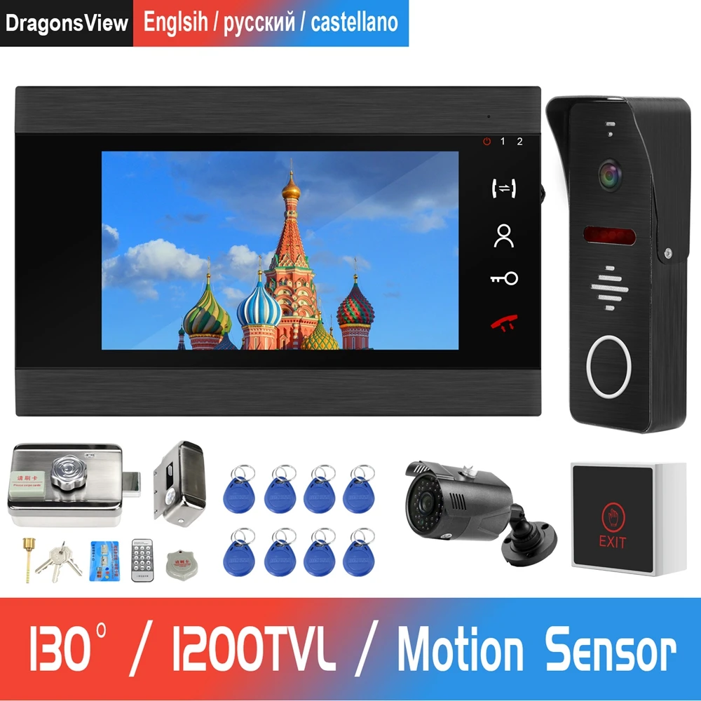 Best Product Wired Video Intercom for Home Access Control System Kit ...