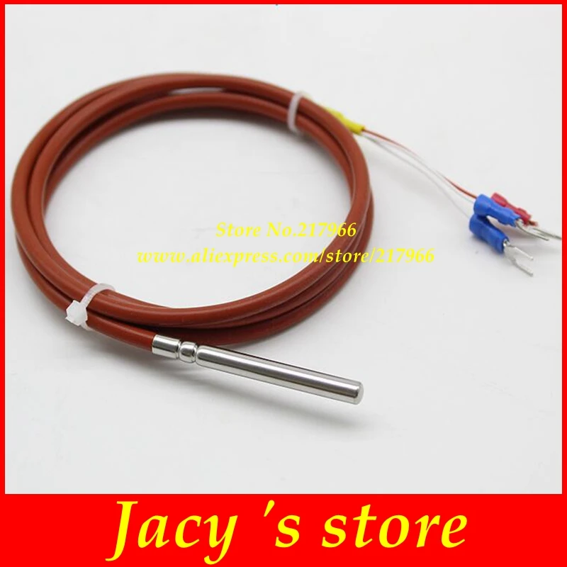 Waterproof Pt100 Temperature Sensor Three Wire Pt1000 Temperature ...
