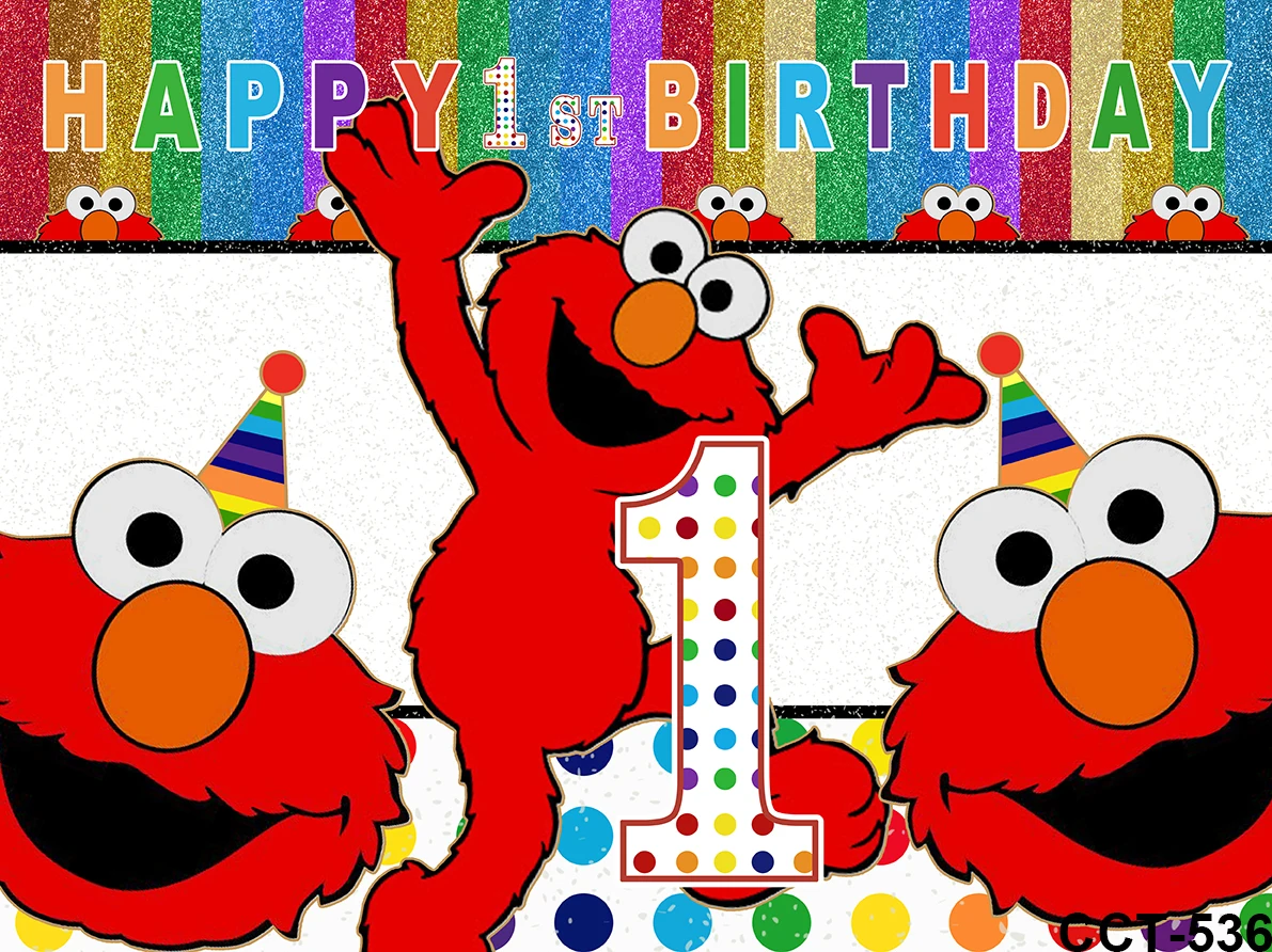 Sesame Street Clipart 1st Birthday
