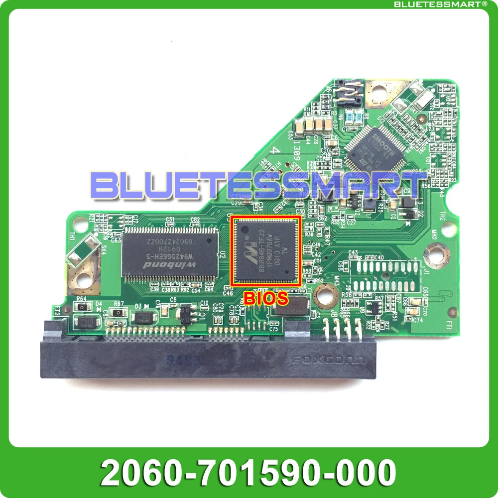 HDD PCB logic board 2060-701590-000 REV A for WD 3.5 SATA hard drive ...