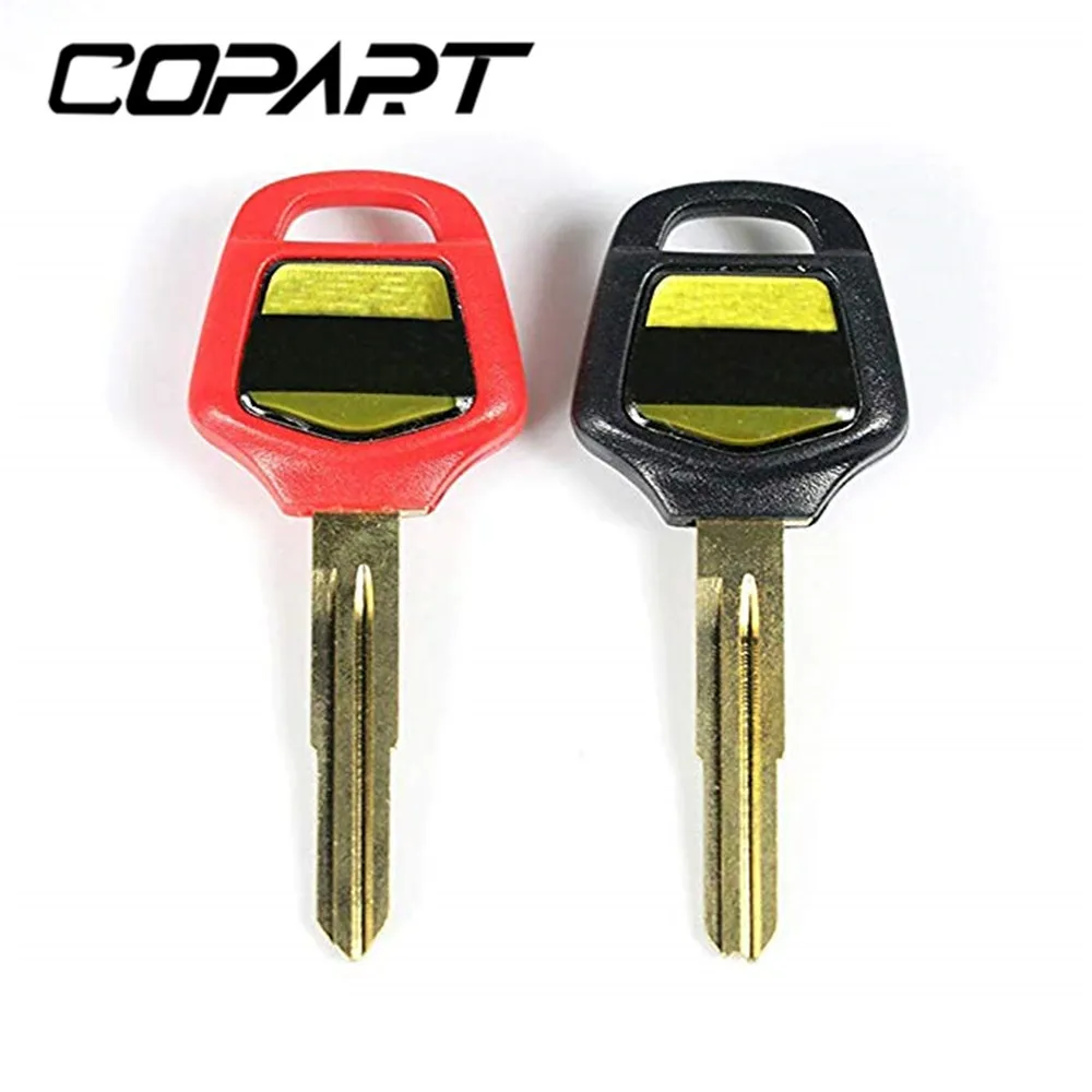 Motorcycle Accessories Uncut Blade Embryo Blank Key Black Red For Honda ...