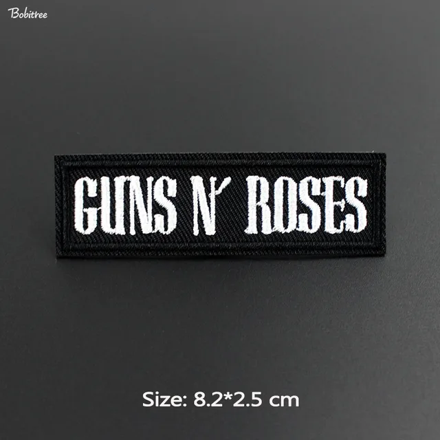 DIY Rock Bands Patches For Clothing Iron On Badge Embroidered Stickers ...