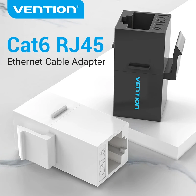 Vention Rj45 Connector Cat6 Cat5e Ethernet Cable Extender Adapter ...