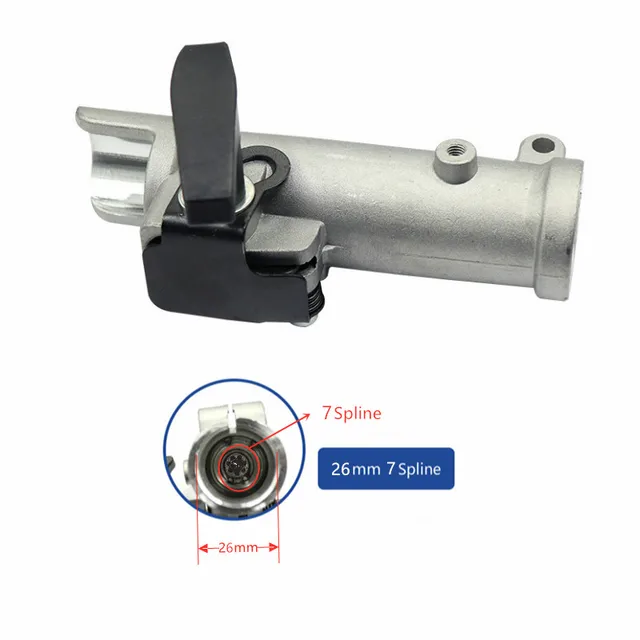 Guoxing Shaft Connector Joining Clamp,lawn Mower Brush 26mm 7 Spline1pc ...