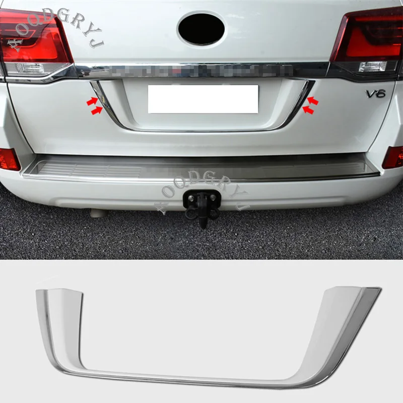 Car-Styling-Accessories-Rear-License-Plate-Molding-Cover-Frame-Trim-For ...