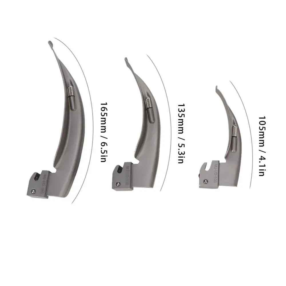 Adult Medical Anesthesia Resuscitation Laryngoscope Kit Stainless Steel ...