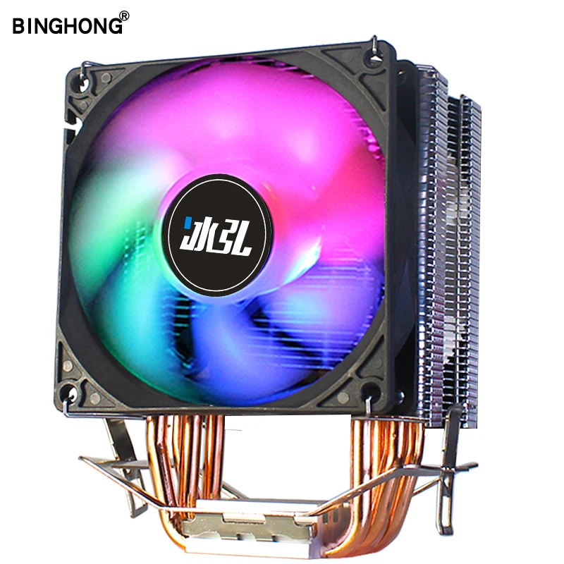 Cpu Cooler Pure Copper Heat Pipe Cooling Towers Cooling System 4pin 9cm ...