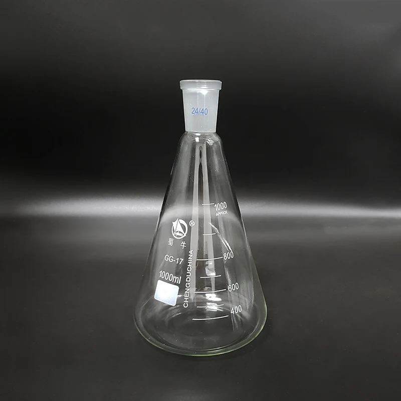 Shuniu-Hoge-Kwaliteit-24-40-1000Ml-1l-Glas-Erlenmeyer-Kolf-Conische ...