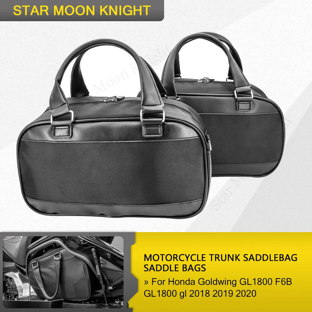 Motorcycle Trunk Saddlebag Saddle bags Liner Set For Honda Goldwing ...