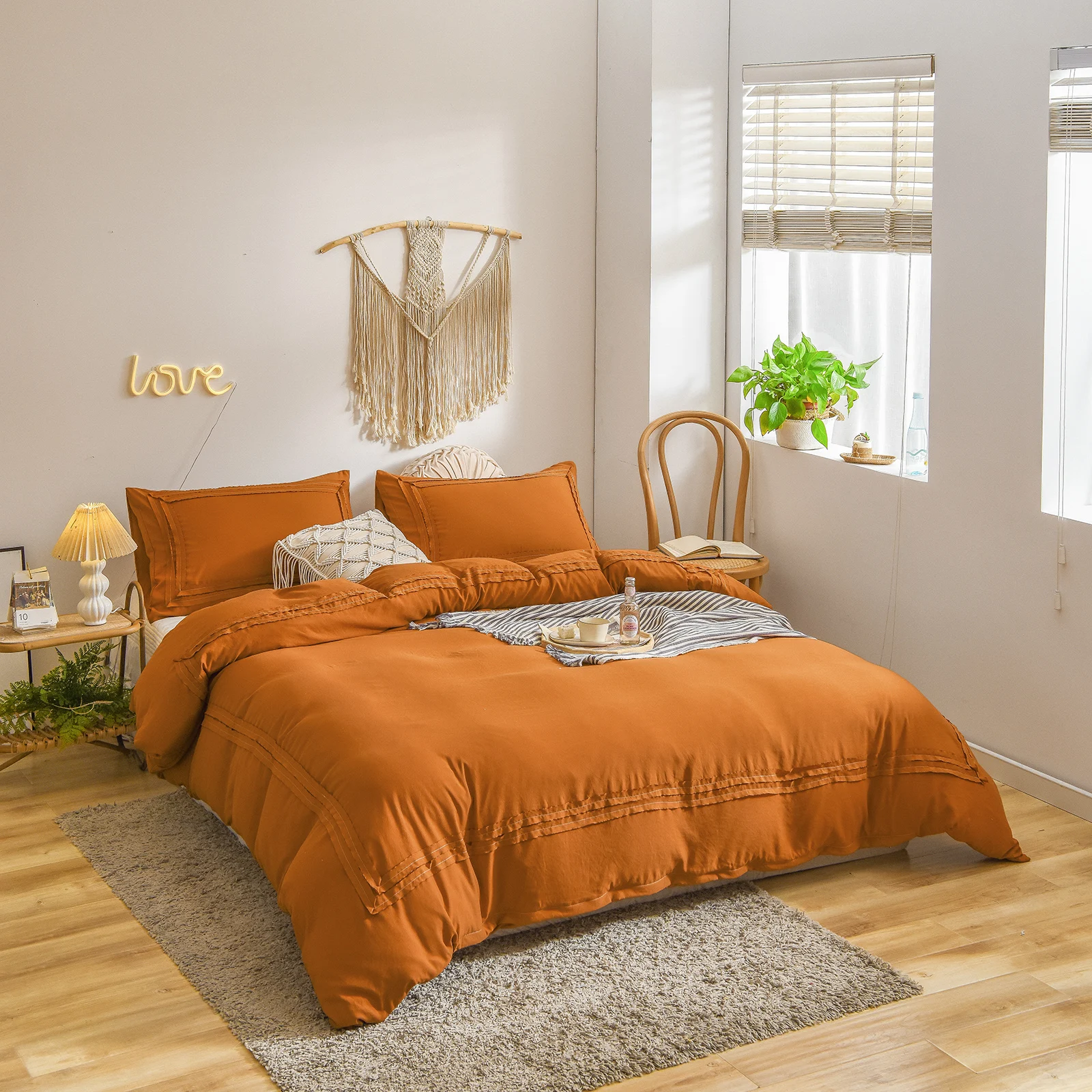 Burnt Orange Comforter Set