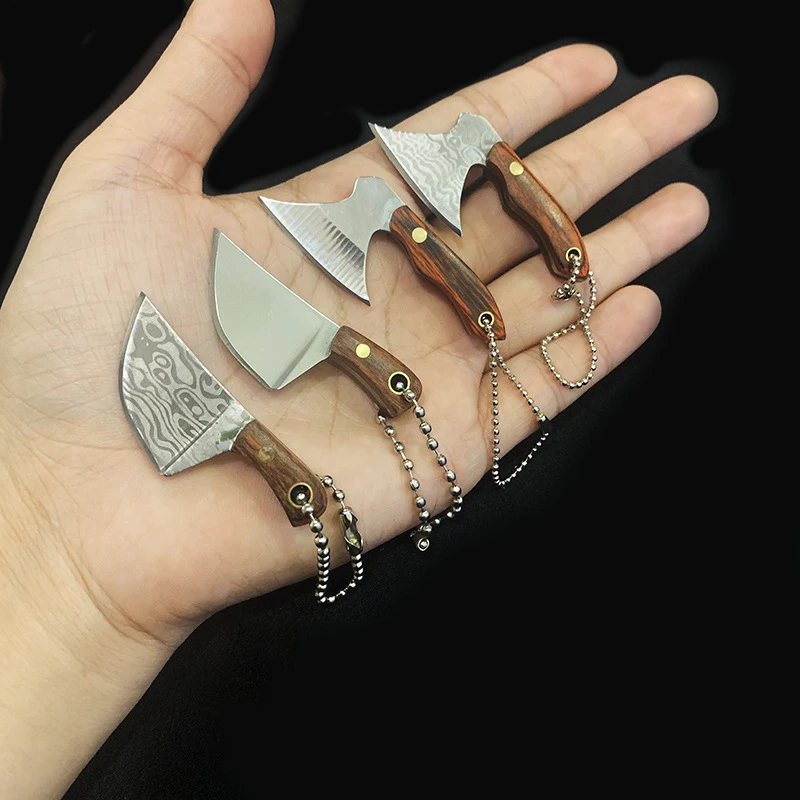 Punk-Mini-Knife-Axe-Keychain-Key-Ring-For-Women-Men-Creative-Cool ...