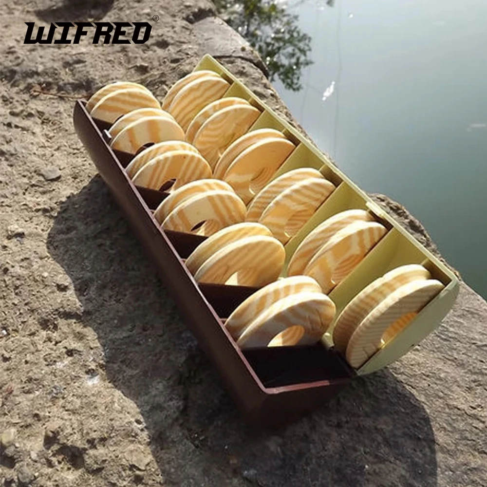 12-reels-EVA-Fishing-line-box-Spools-Trace-Wire-Gear-Box-Utility-Line ...