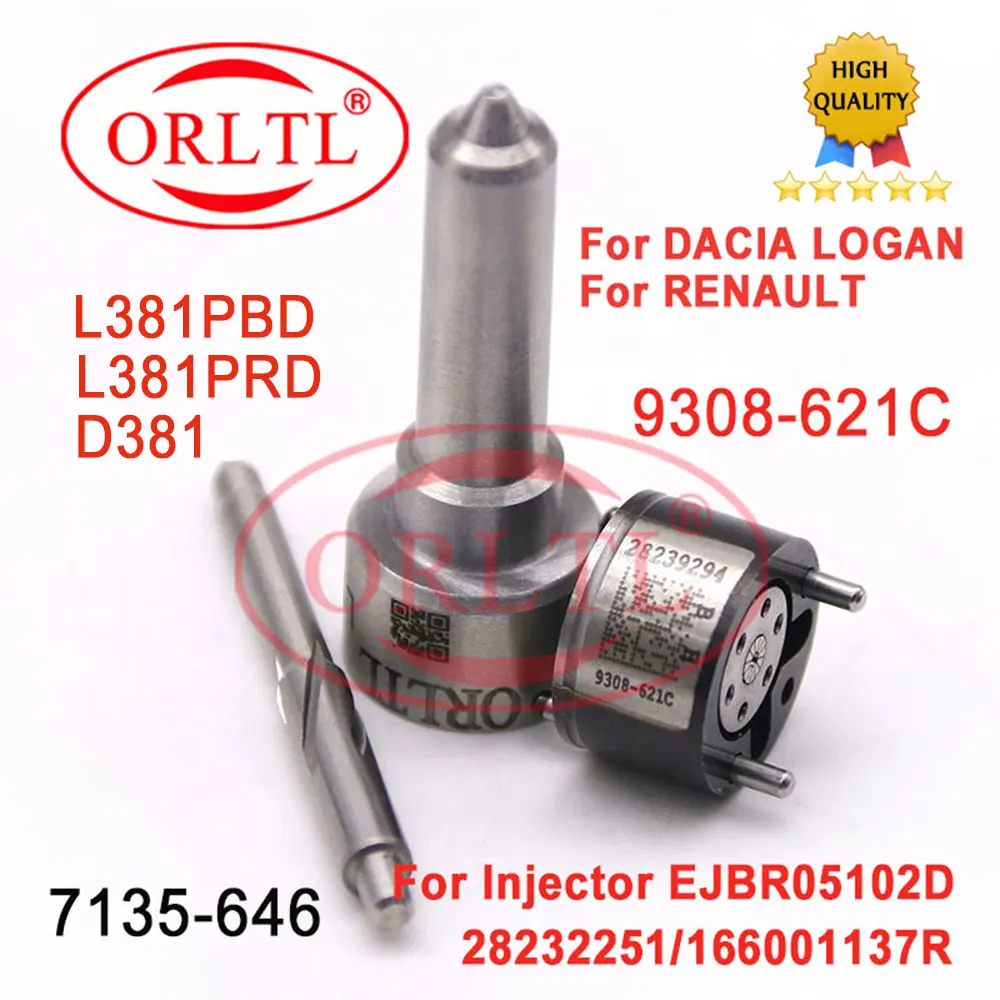 Injector Nozzle L381prd L381pbd D381 Valve 9308-621c 28239294 28440421 ...