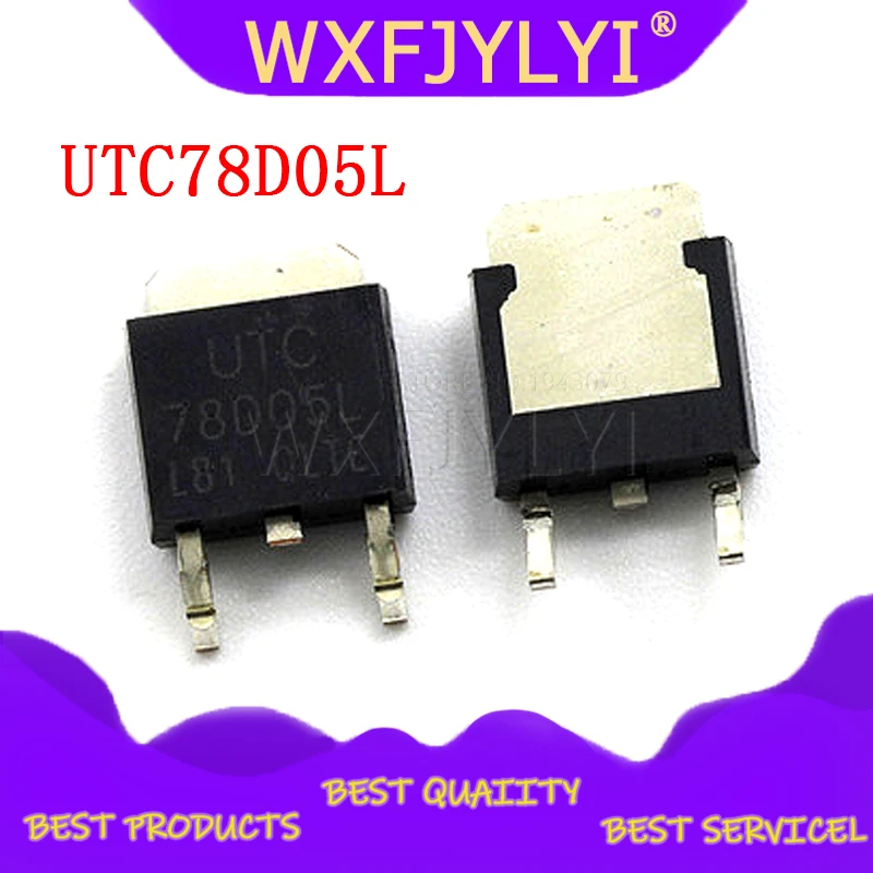 10pcs-lot-IC-3-0-5A-positive-voltage-regulator-UTC78D05L-78D05L-TO-252 ...