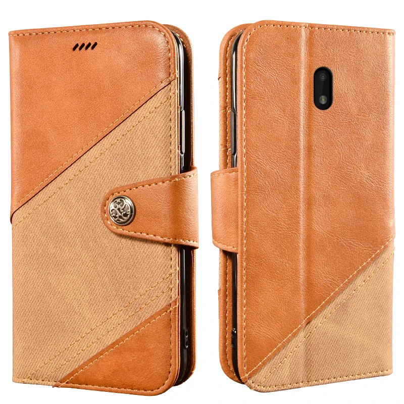 Vintage Phone Case For Nokia C1 Plus Case 5.45 inch Luxury Wallet Flip ...