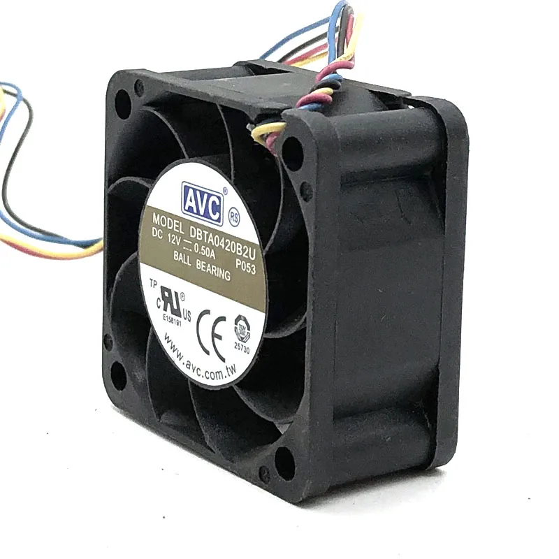 DBTA0420B2U 40mm High Speed Cooling Fan AVC 4020 4CM 40*40*20MM 12V 0 ...
