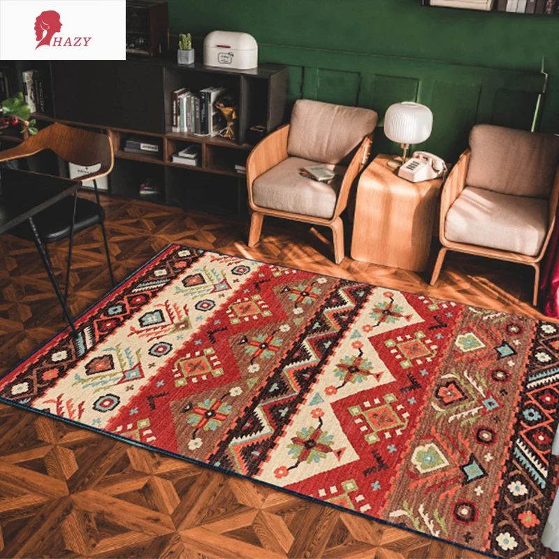Bosmia Cotton Home Weave Carpets Big Carpet Printed Bohemia Rug Floor ...