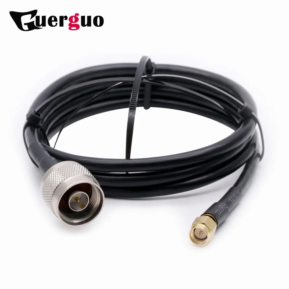 RG58 Coaxial Cable N Type Male to SMA Male Plug RF Adapter Pigtail RG 58 Cable Extension Cord ...