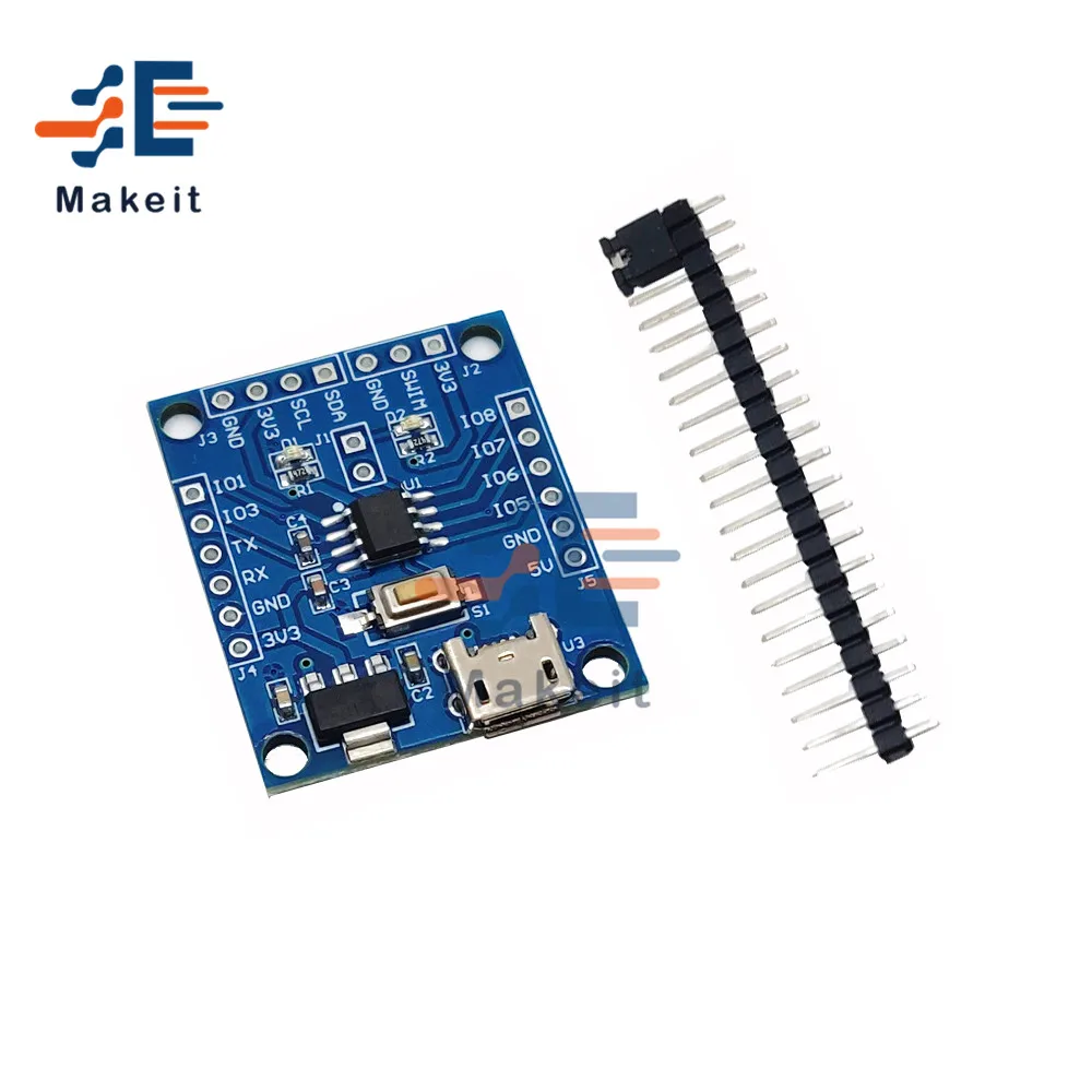 STM8S001J3 STM8S001 Small System Development Board 8 Bit Microcontroller Single Chip ...