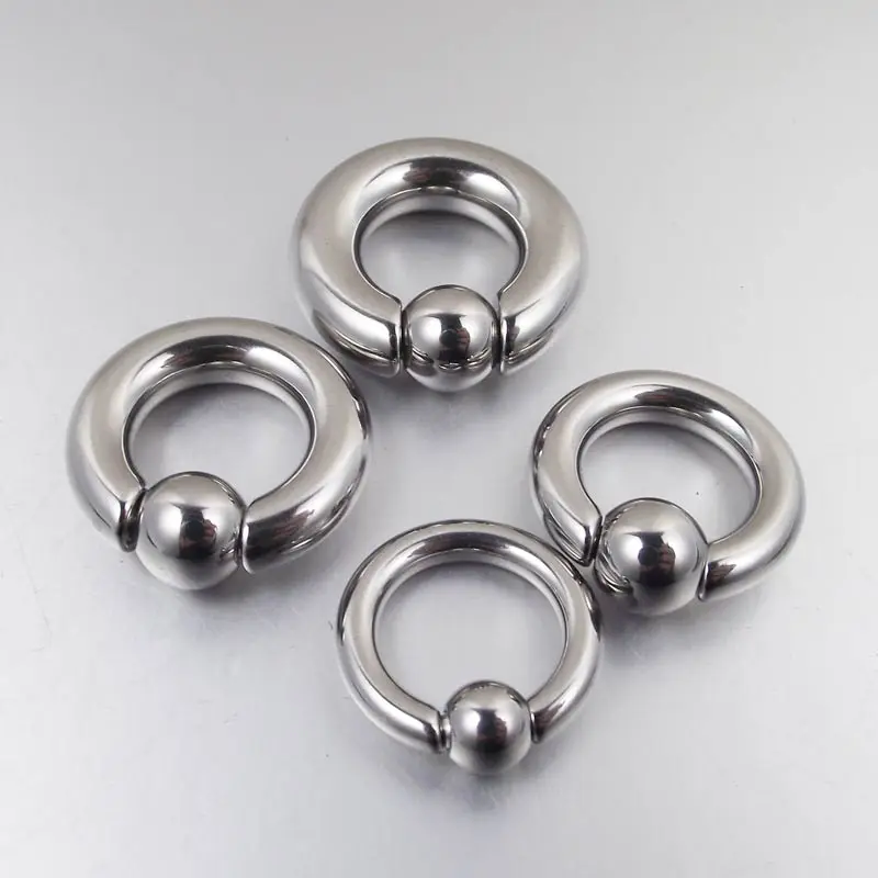Sayao Big Ball Stainless Steel Captive Hoop Rings Bcr Eyebrow Tragus ...