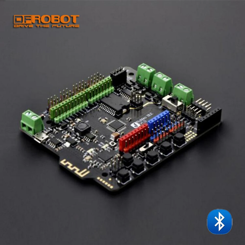 Romeo ble placa de controlador integrado arduino uno + bluetooth 4.0 l298p motorista do motor ...