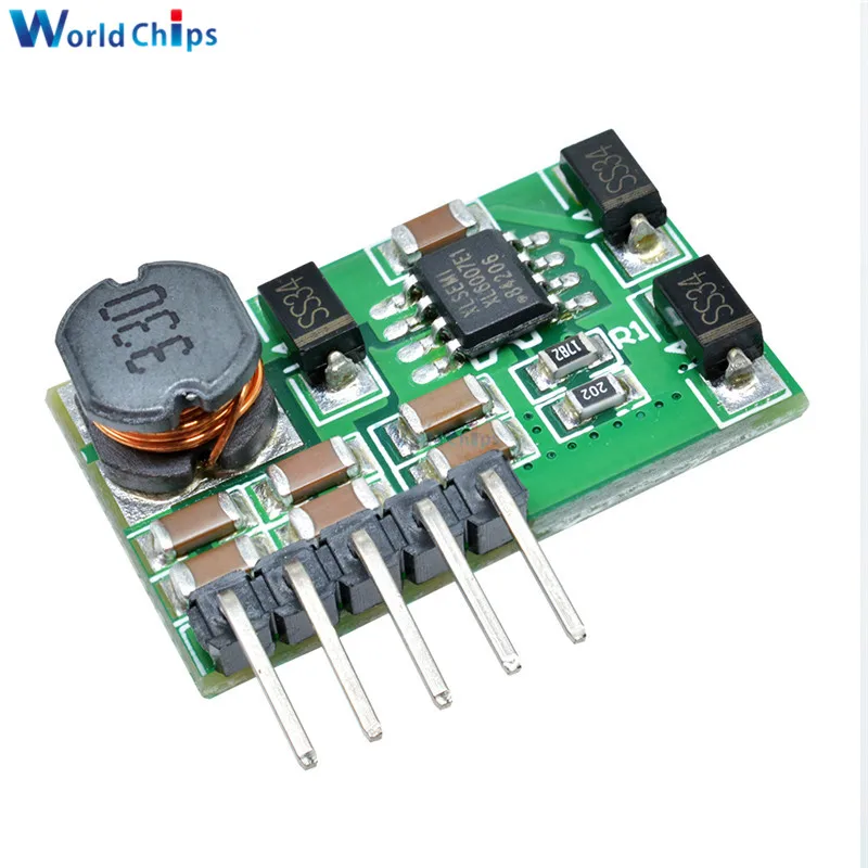 Dc 3-18v To 5v/6v/9v/12v/15v/24v Dc Dc Step Up Boost Converter Power ...