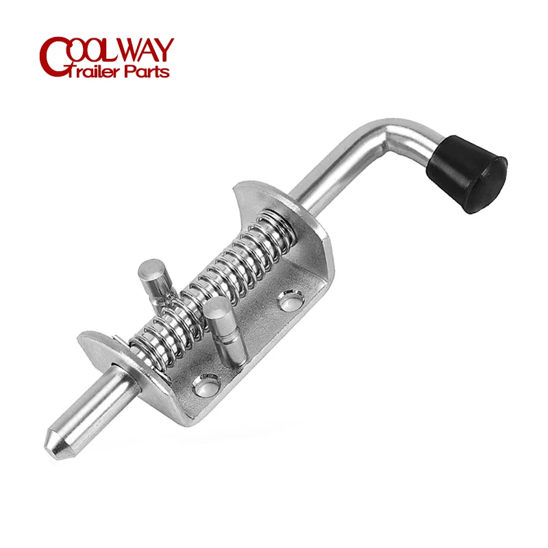 테일게이트 래치 패스너 잠금 스프링 로드 12mm X 136mm 스프링 로드 캐치 트럭 트레일러 Ute Rv 부품 캠핑