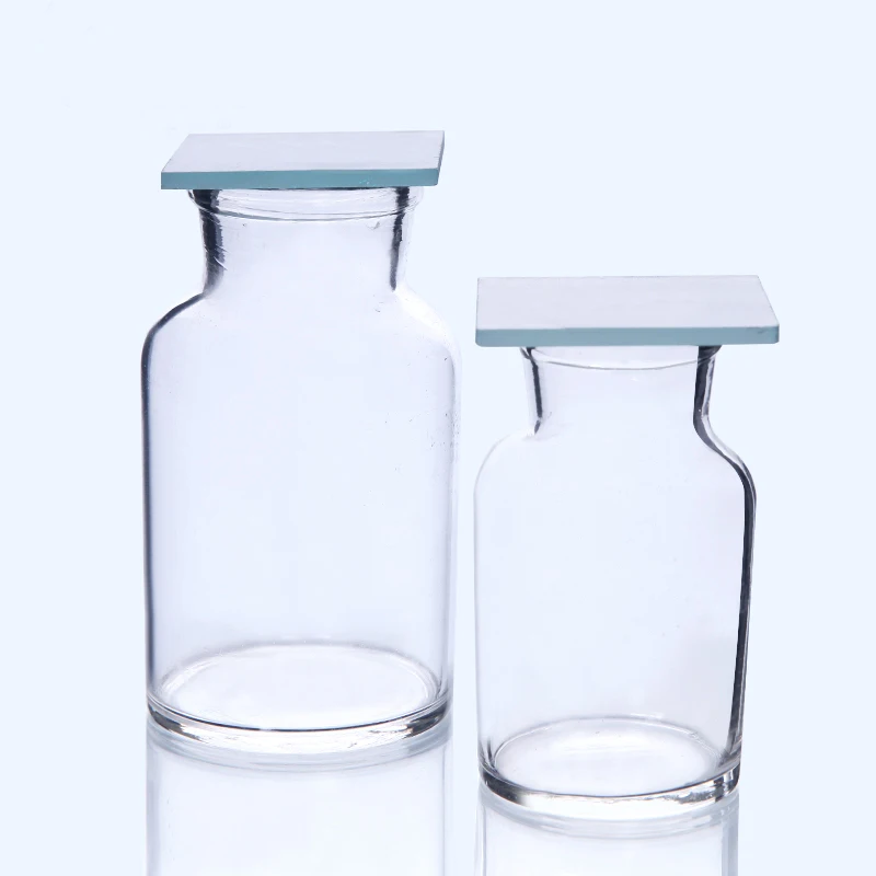 Glass-Gas-Collecting-Bottle-Air-Collector-Gas-jar-and-lid-Laboratory ...