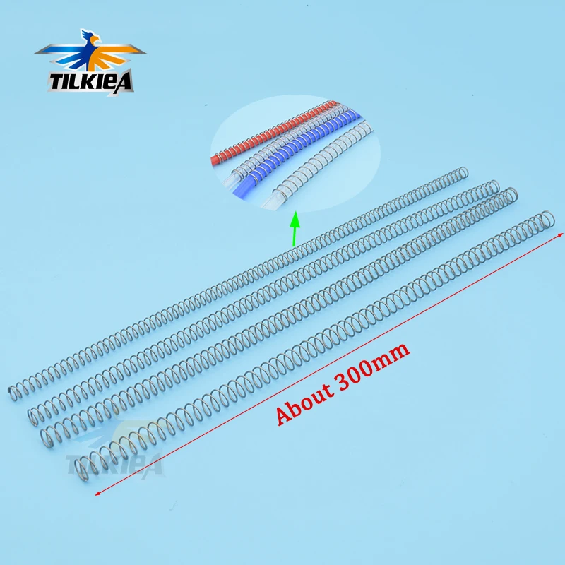 1pc Rc Boat Water Cooling Tube Protective Spring 300mm Stainless Steel ...