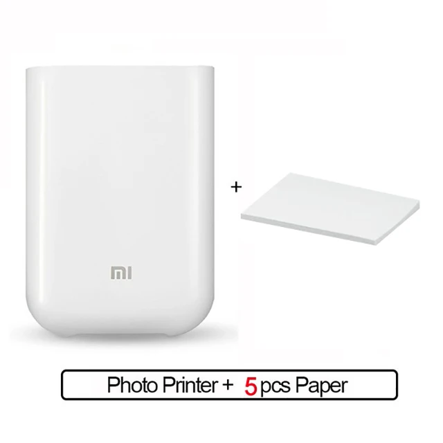 Xiaomi Mini Portable Bluetooth Photo Printer Pocket Thermal Printing ...
