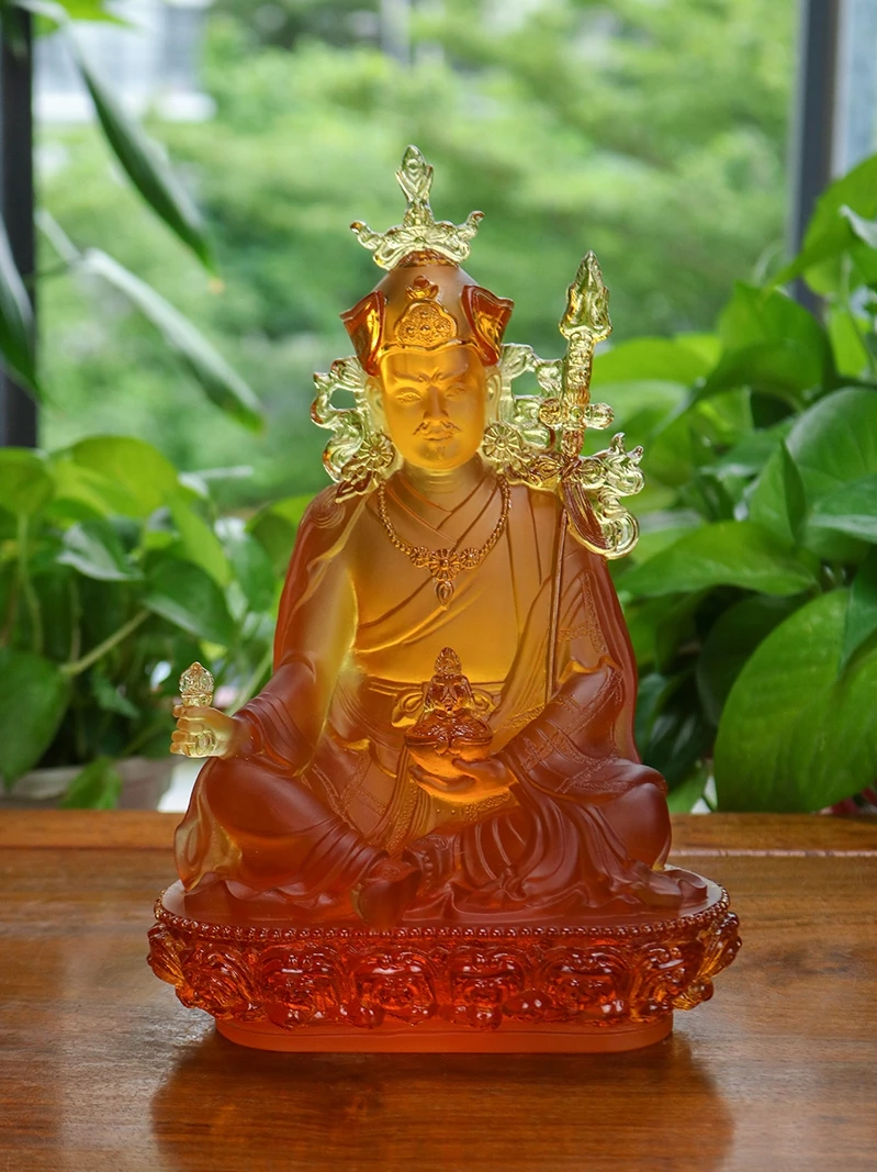 Ancient methods glaze, lotus sheng grand master Buddha, Tibetan ...