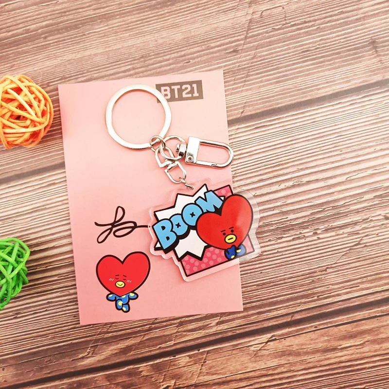 Bangtan Boys COLOR IZ KPOP IZONE Key Ring K-pop Key Chain Acrylic ...