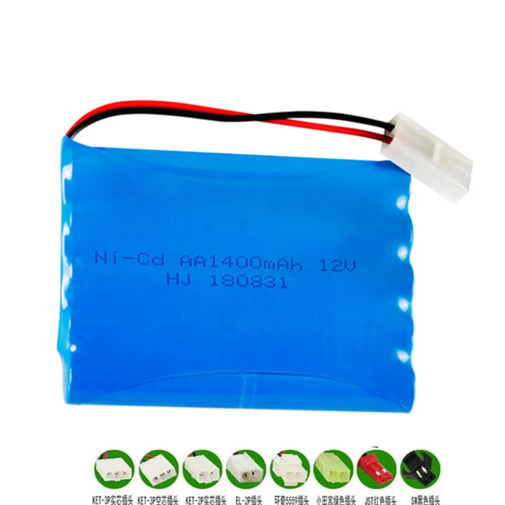 1400mah 12v Rechargeable Battery For Rc Toy Car Tanks Trains Robot Rc ...