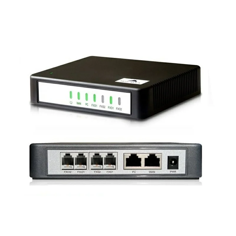 Newrock 4 FXS SIP VoIP Gateway, adaptador VoIP analógico. compatible ...