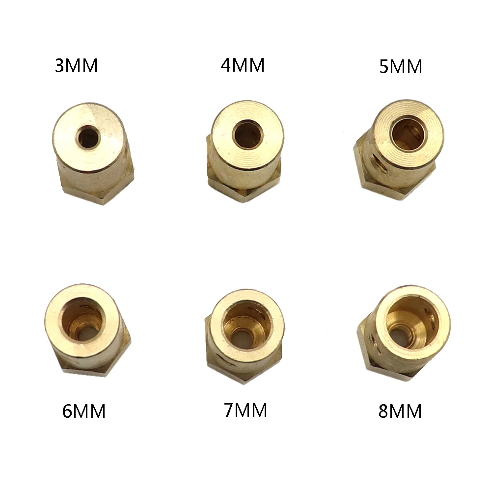 10pcs/lot 3mm 4mm 5mm 6mm 7mm 8mm Shaft Motor Flexible Coupling Tyre ...