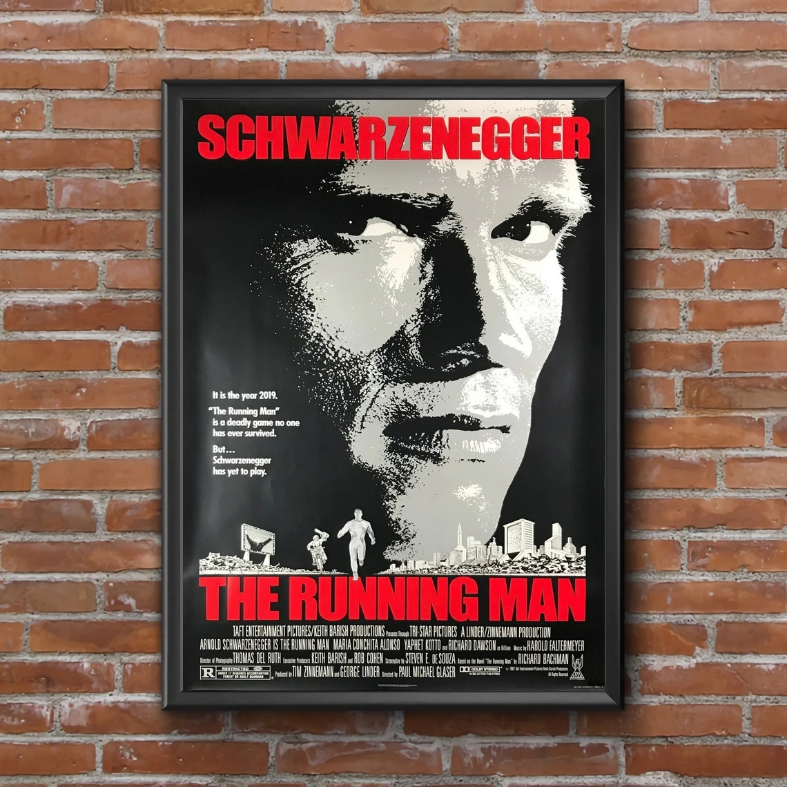 The Running Man Movie Poster